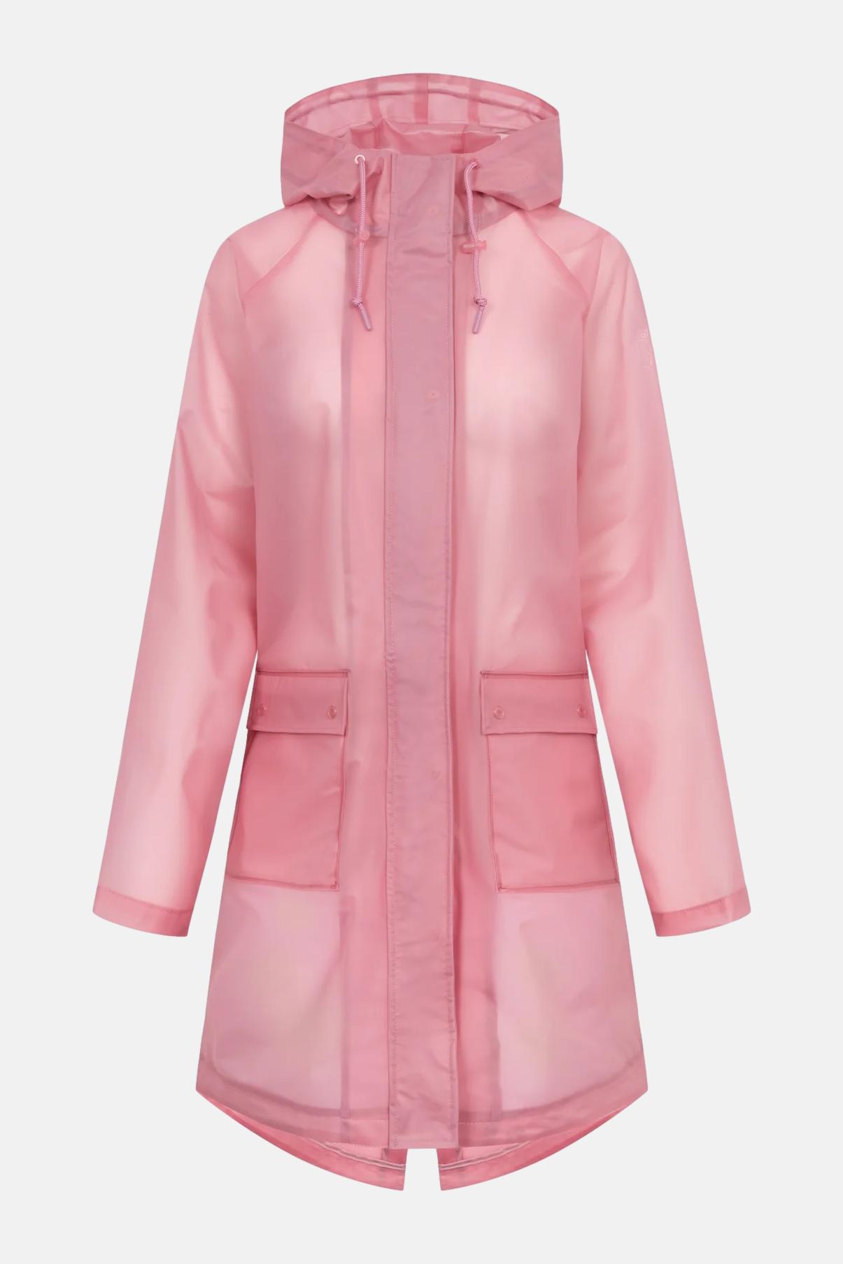 Derbe Regenjacke Friese Traveby Ghost Damen Rosa Pink Durchsichtig ...